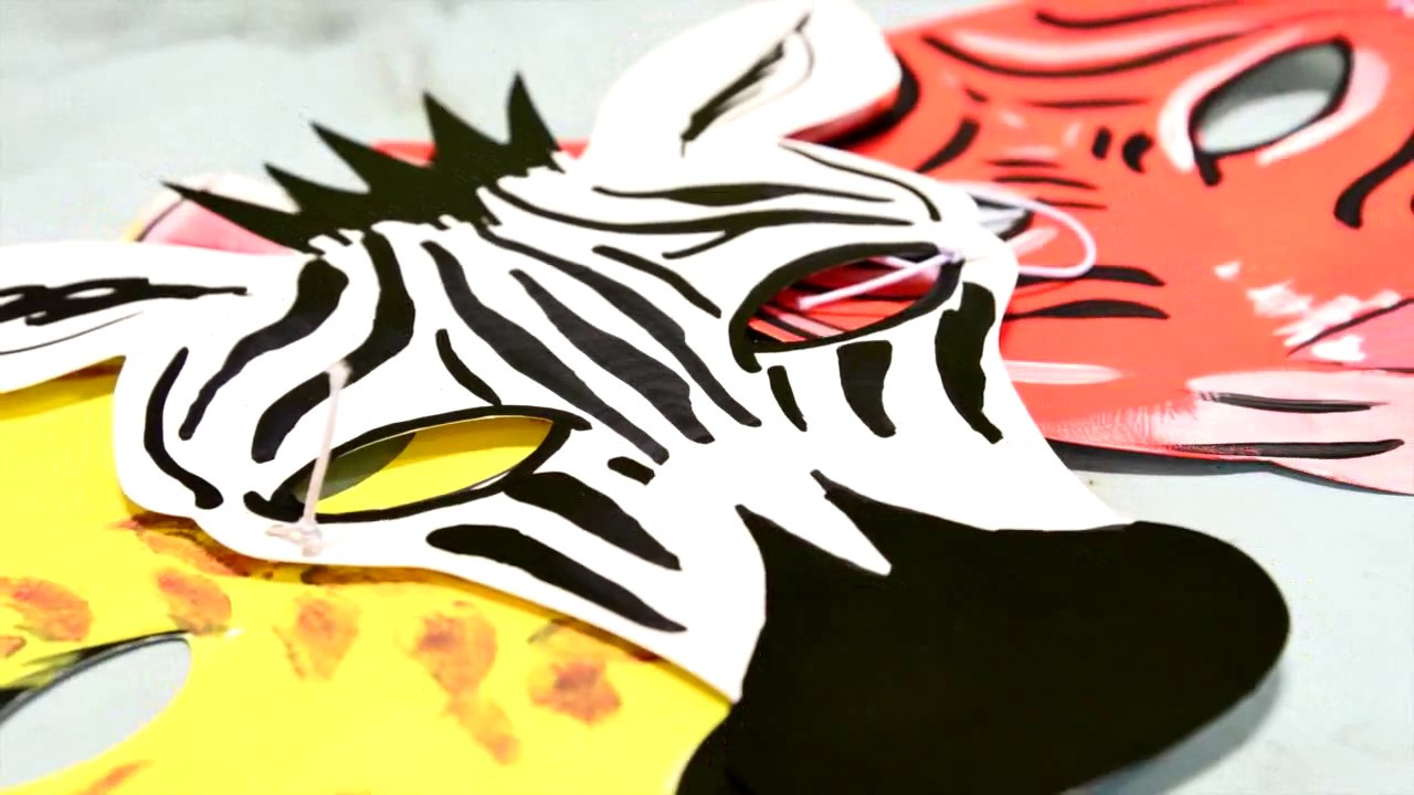 Crafty Creative: Animal Masks - YouTube