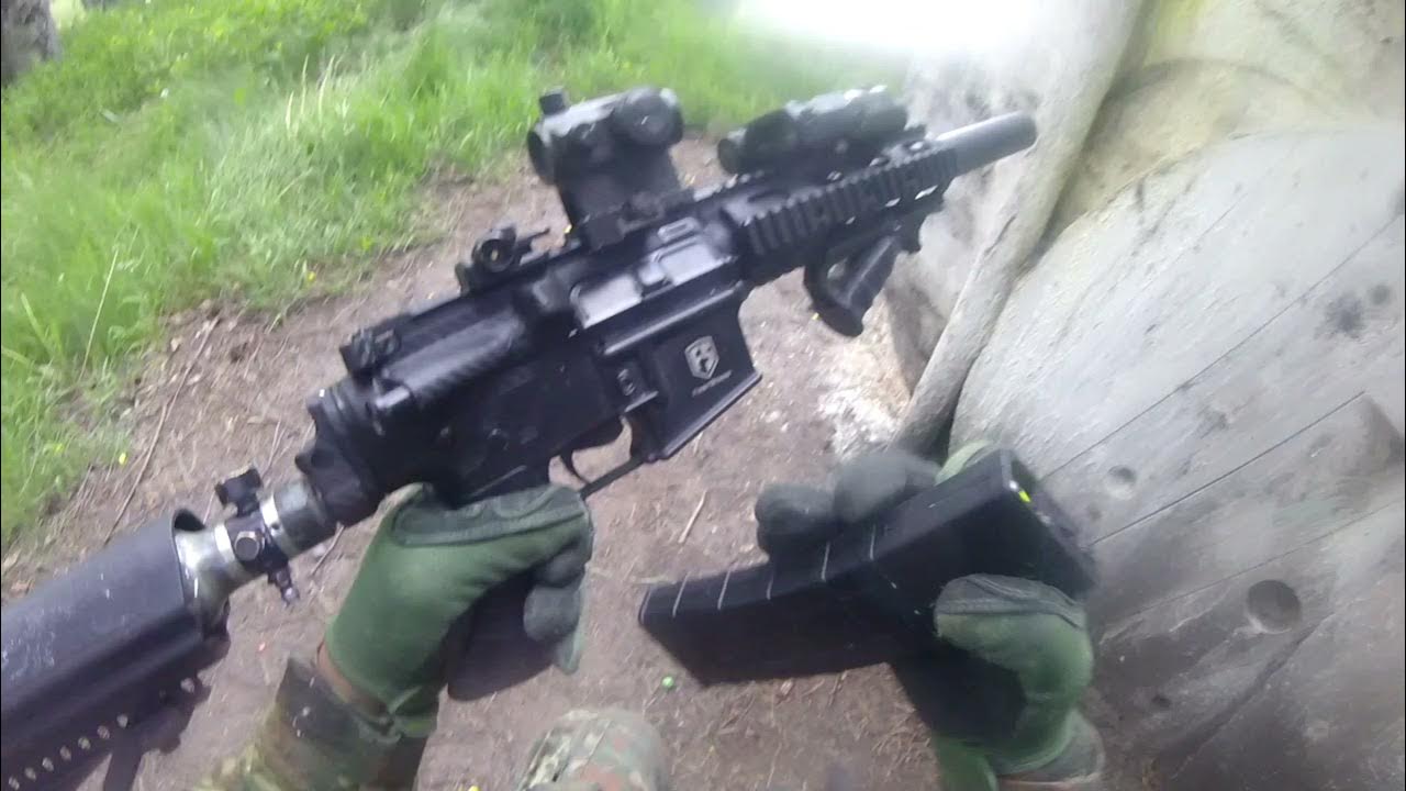 Magfed Paintball T15 gameplay - YouTube