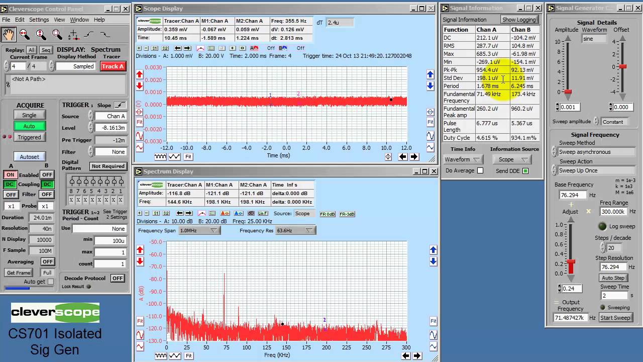 CS701 Isolated Signal Generator - YouTube