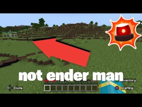 A tall black figure in minecraft - YouTube