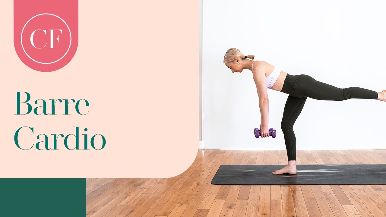 30 Minute Barre Cardio Workout with Light Weights | Full Body Barre ...