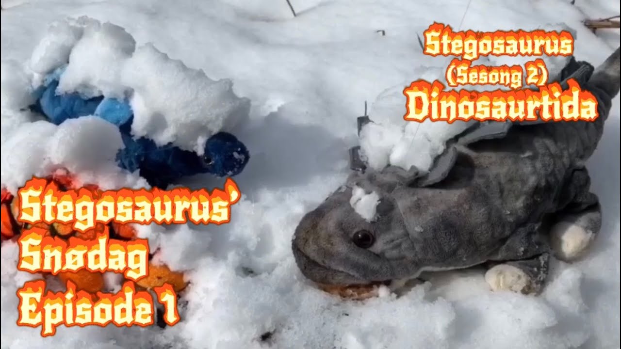 Stegosaurus (Dinosaurtida) Sesong 2 Episode 1: Stegosaurus’ Snødag ...