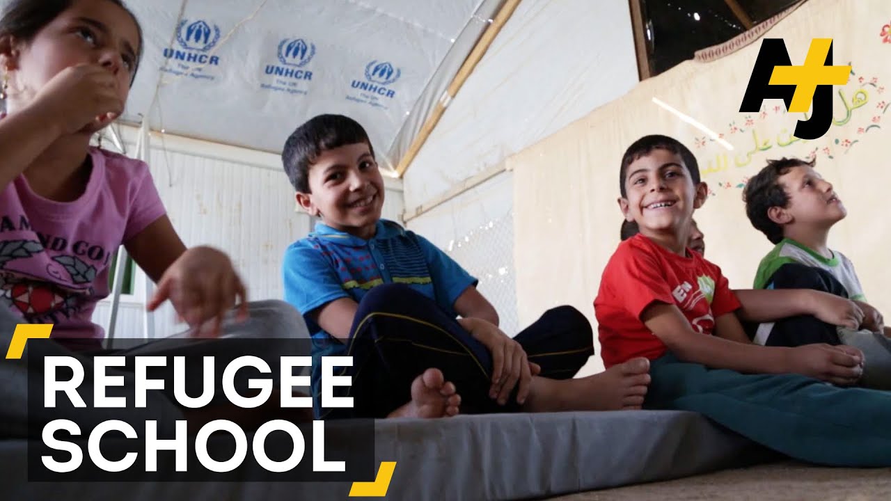 Step Inside The School In A Refugee Shelter - YouTube