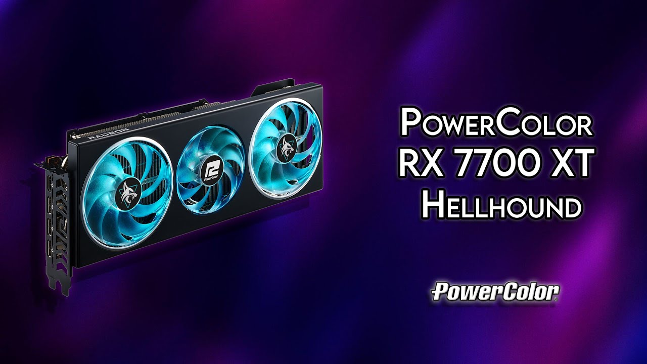 PowerColor RX 7700 XT Hellhound - Unboxing & Review - YouTube