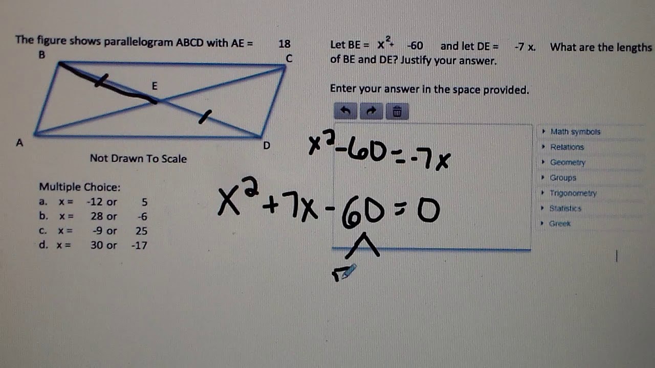 7 7 Notes Parallelograms - YouTube