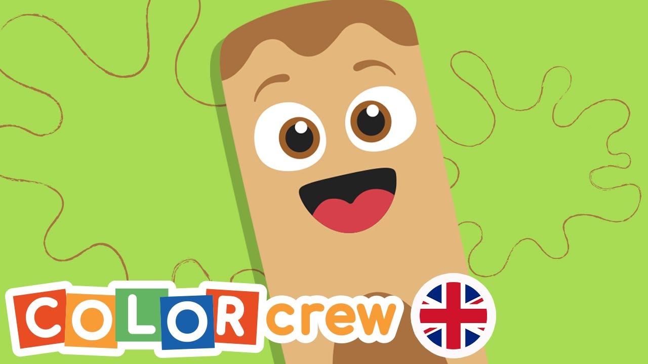 Toddler Learning Video | Color Crew - Brown | @BabyFirst Learn Colors ...