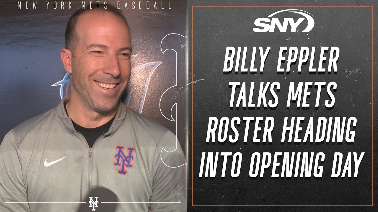 Billy Eppler on Mets roster, Kodai Senga & more going into Opening Day ...