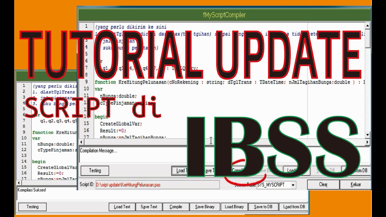 Tutorial Update Script di Ibs Online - YouTube
