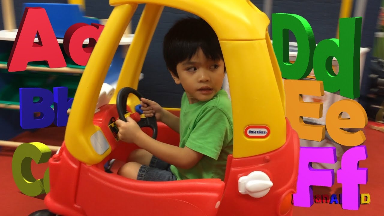 Little Tikes, Fun indoor playground Learning ABC Letter Alphabets - YouTube