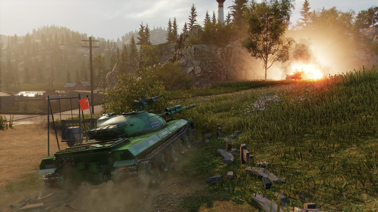 World of Tanks || WZ-122 on Swamp - Solo Gameplay - YouTube