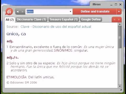 Definición de único - YouTube