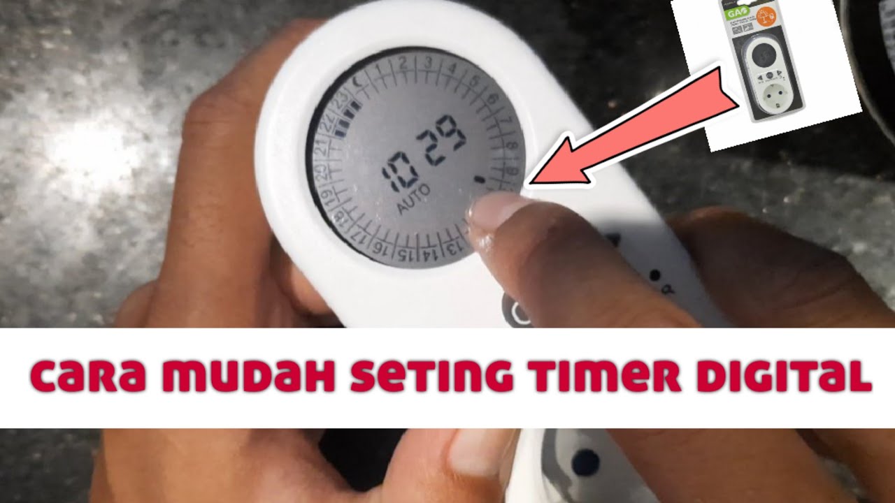 CARA MUDAH SETING DAN MEMASANG TIMER DIGITAL MERK GAO - YouTube