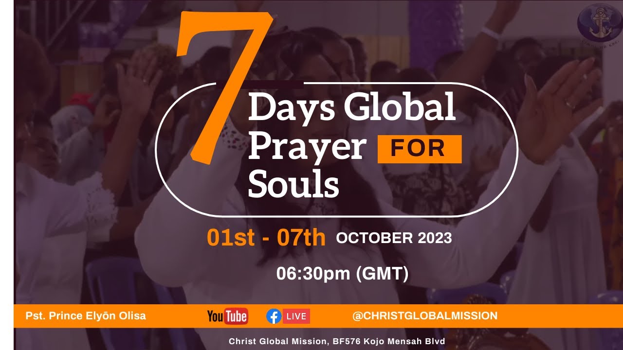 Seven days Global Prayers October 2023 : DAY 7 - YouTube