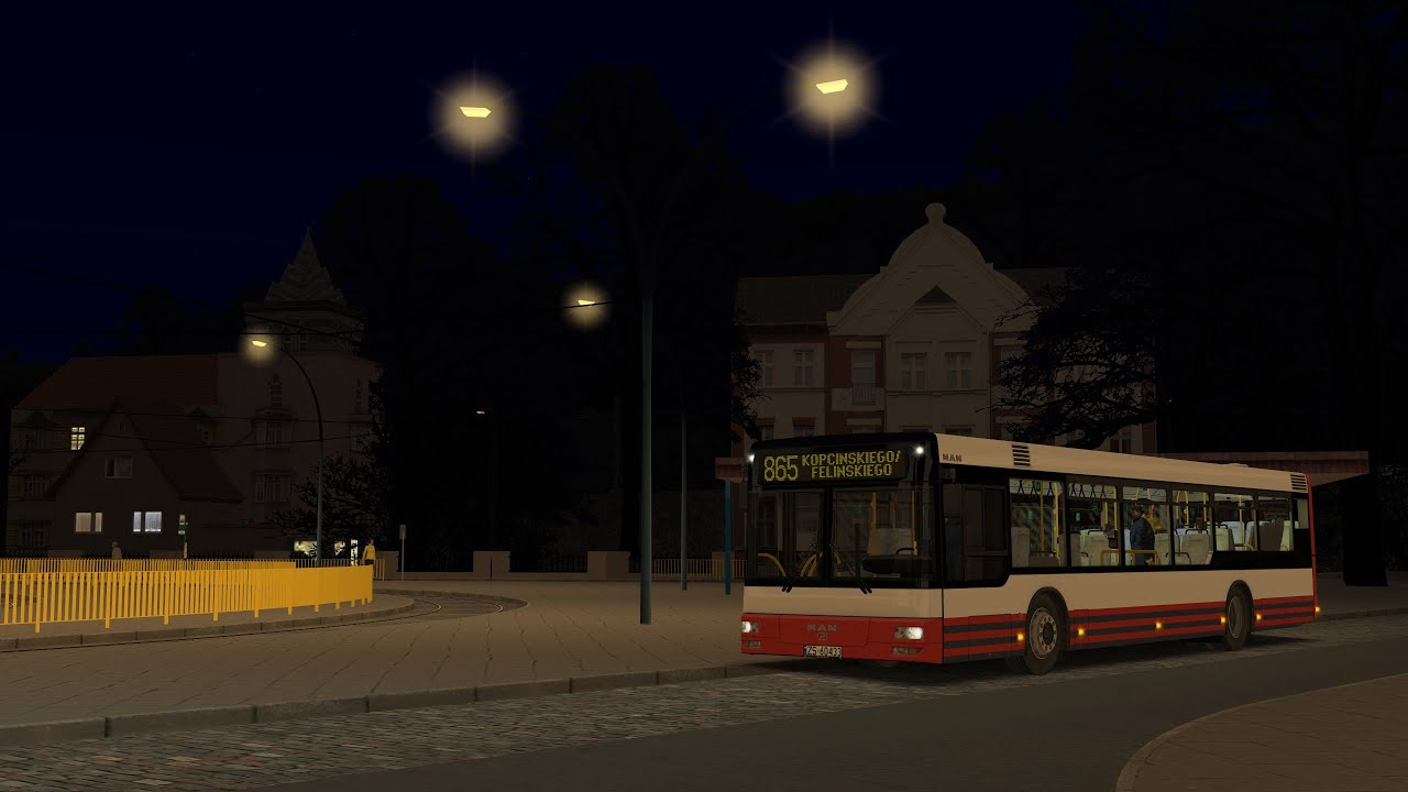 OMSI 2 / MAN NL 283 / Linia: 865 / Kierunek: Gocław - YouTube