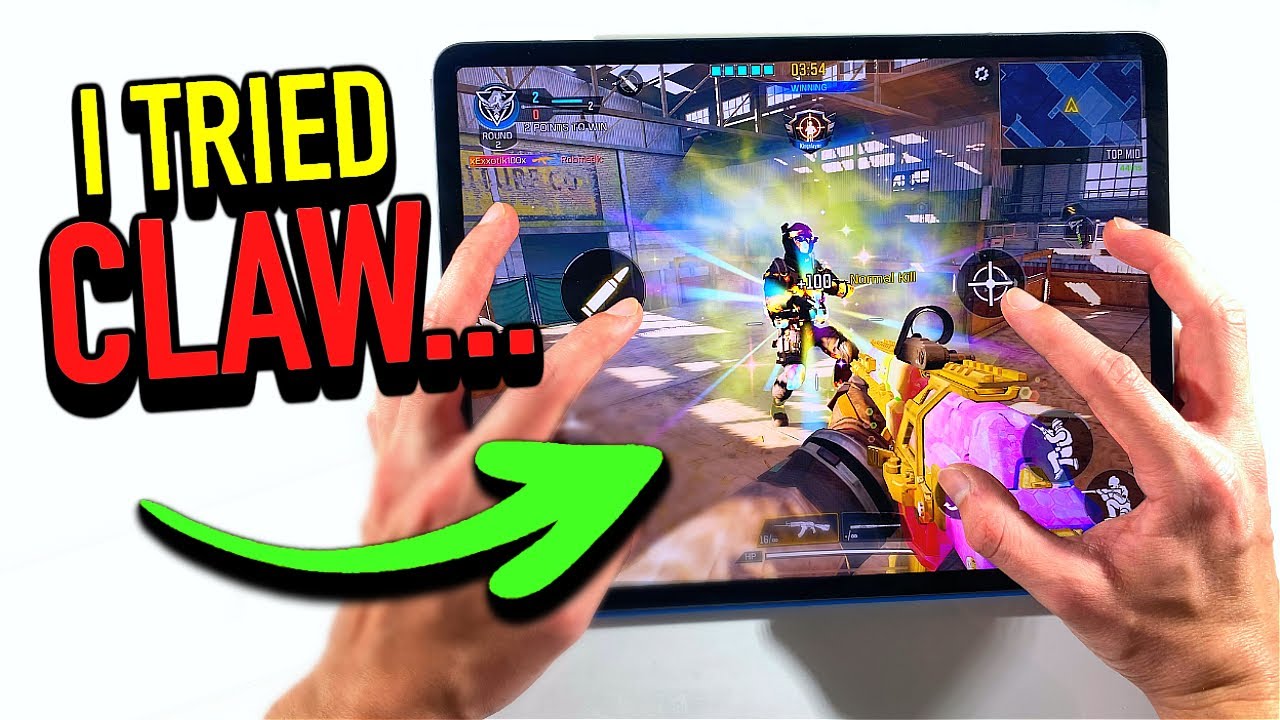 I Used CLAW ON iPAD PRO for the First Time... | COD Mobile - YouTube