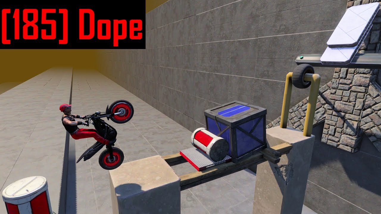 Trials Fusion - [185] Dope - [Ninja Level 3-4] - YouTube