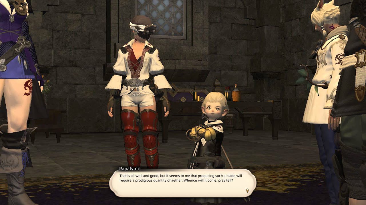 FFXIV - Story Quest Cutscene - Let Us Cling Together - YouTube