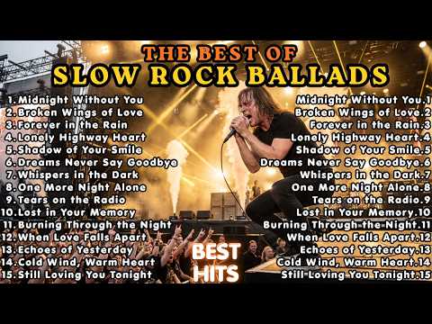 🌙 Slow Rock After Midnight | Emotional Ballads for Late Night Listening🔥🔥🔥