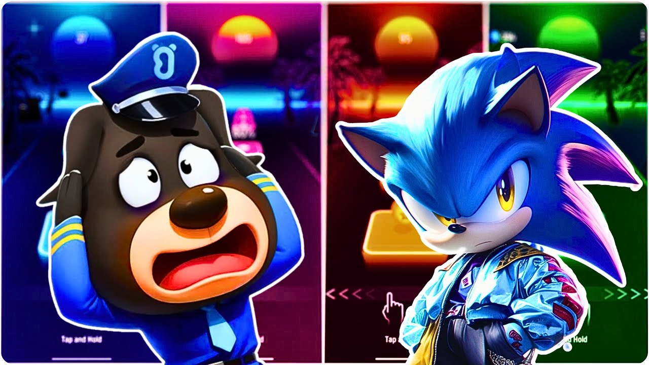 Sheriff Labrador 🔴 Sonic Prime 🔴 Knuckles 🔴 Tails | Coffin Dance Cover ...