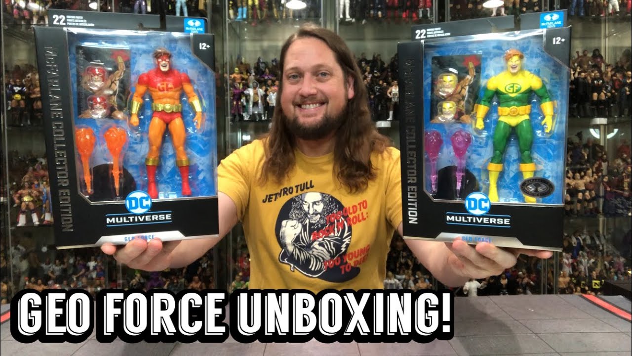 Geo Force McFarlane Toys DC Unboxing & Review! - YouTube