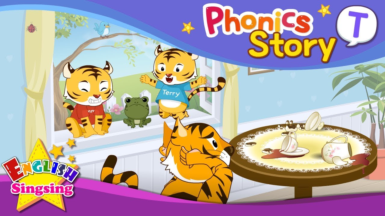Phonics Story T - English Story - Educational video for Kids - YouTube