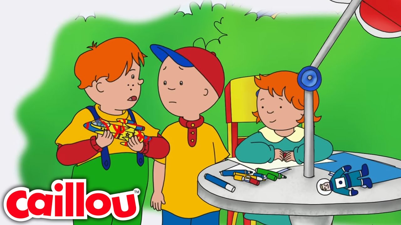 Sharing the Rocketship | Caillou Compilations - WildBrain | Cartoons ...