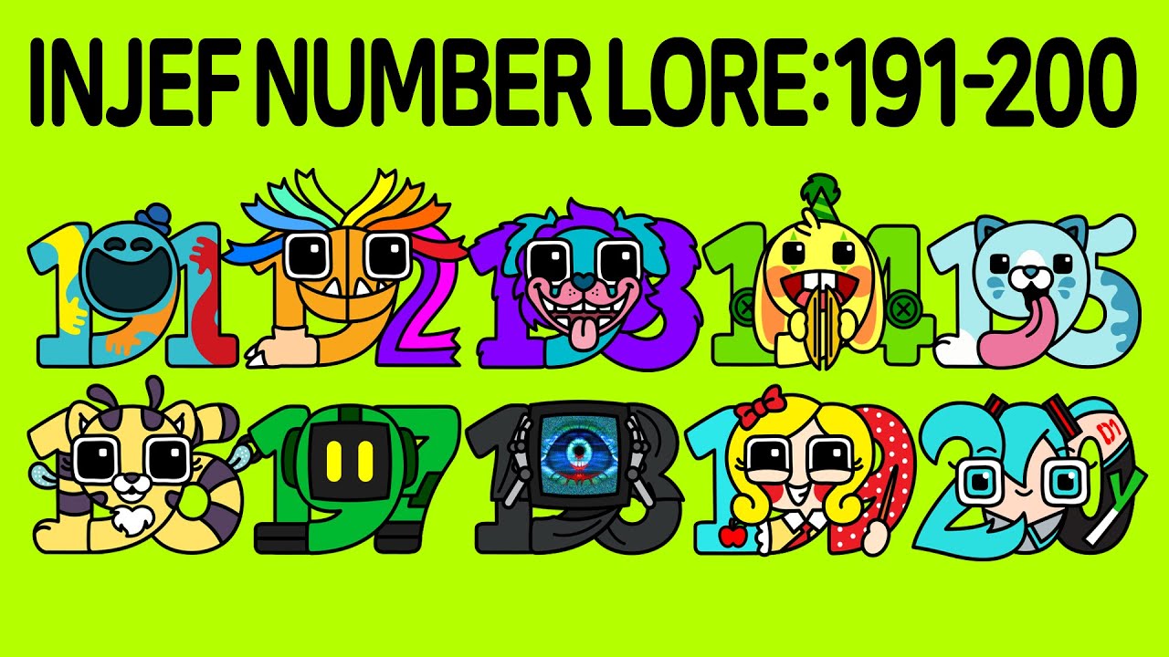INJEF Number Lore (191-200)│Meme - YouTube