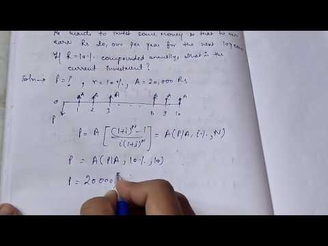 NUMERICAL Present Worth Analysis | Engineerng economics - YouTube