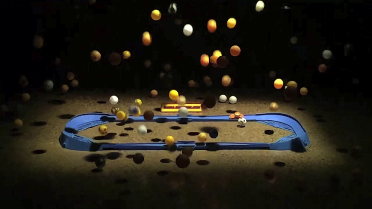 Hot Wheels Track | Ping Pong Balls Madness - YouTube