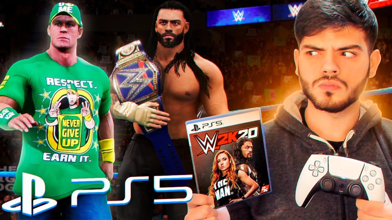 JUGANDO A WWE 2K20 EN PS5 - YouTube