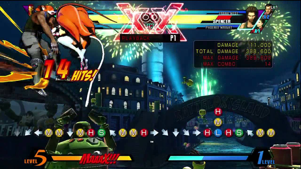 Ultimate MvC3: Simple Felicia Midscreen Combo - YouTube