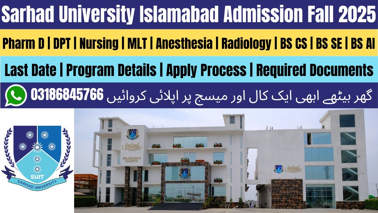 Sarhad University Islamabad Campus | Sarhad University Admission 2025 ...