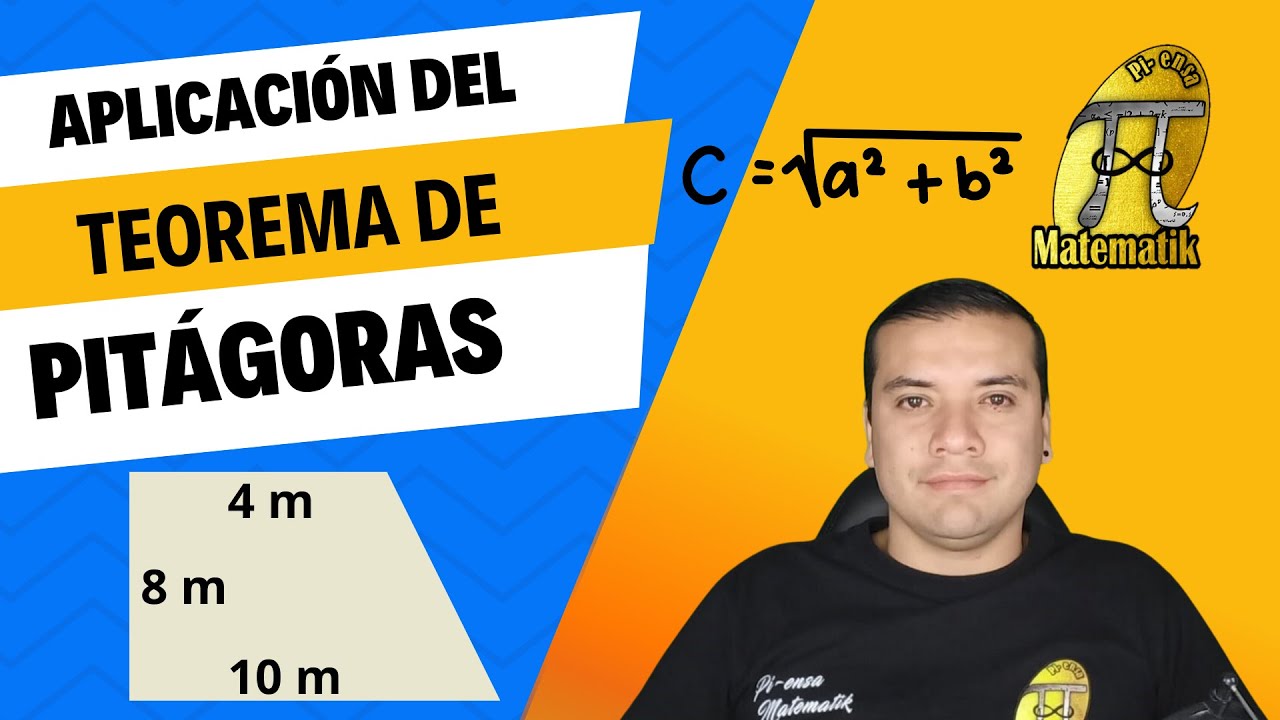 Aplicación del teorema de Pitágoras | Hallar la medida del lado oblicuo ...