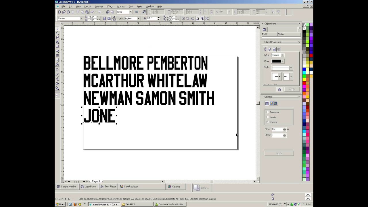 How to Set Up Back Names _194 - YouTube