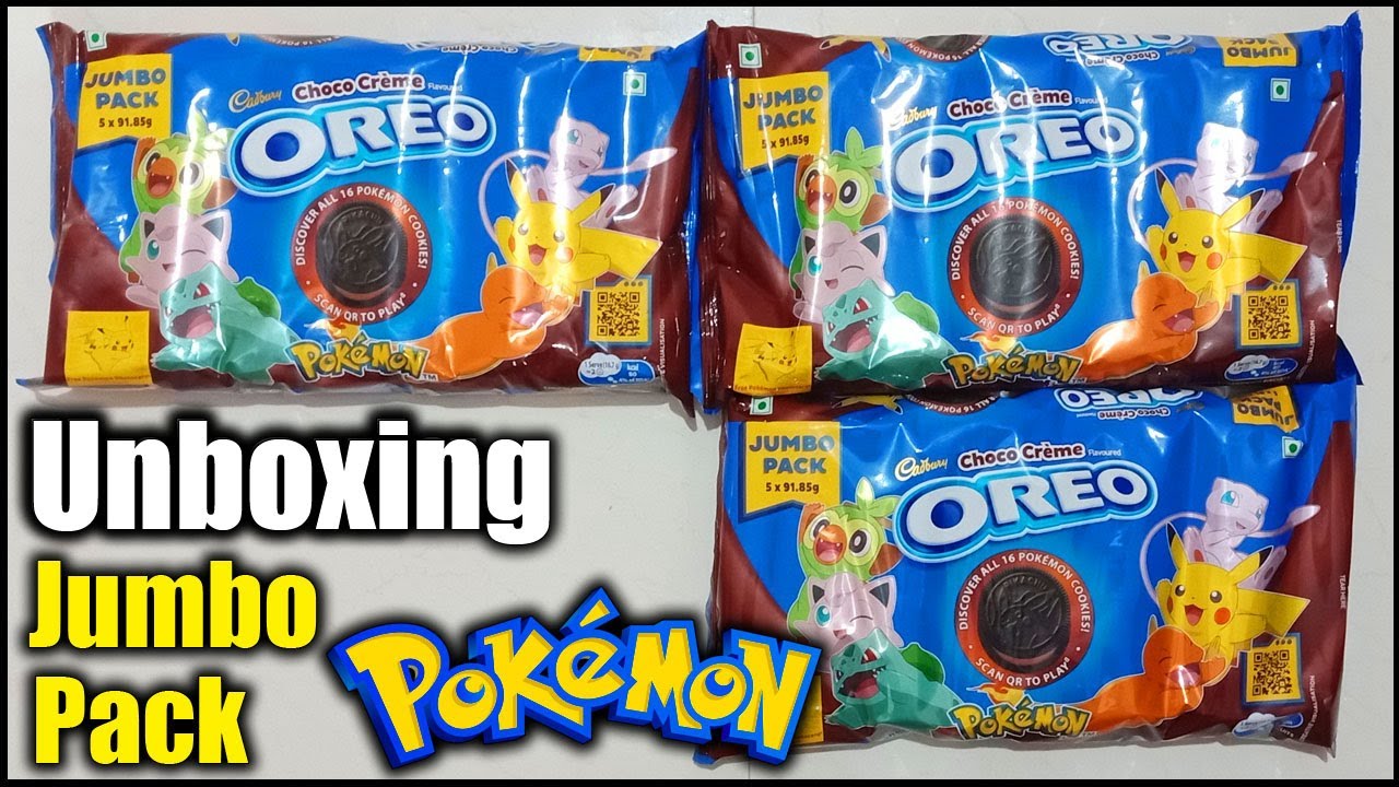 Oreo Pokemon Cards Unboxing Video | Oreo Pokemon Cards | Oreo Biscuits ...