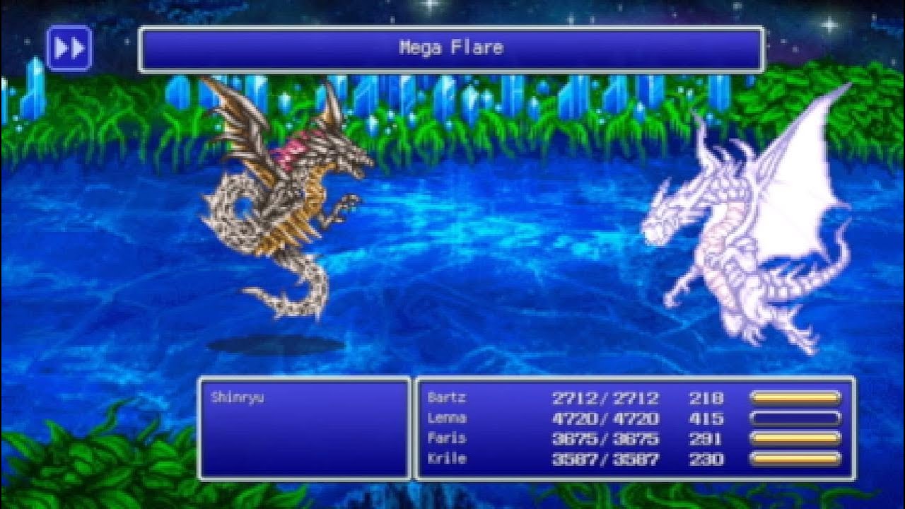 Final Fantasy V Pixel Remaster Shinryu & Neo-Exdeath Fight - YouTube