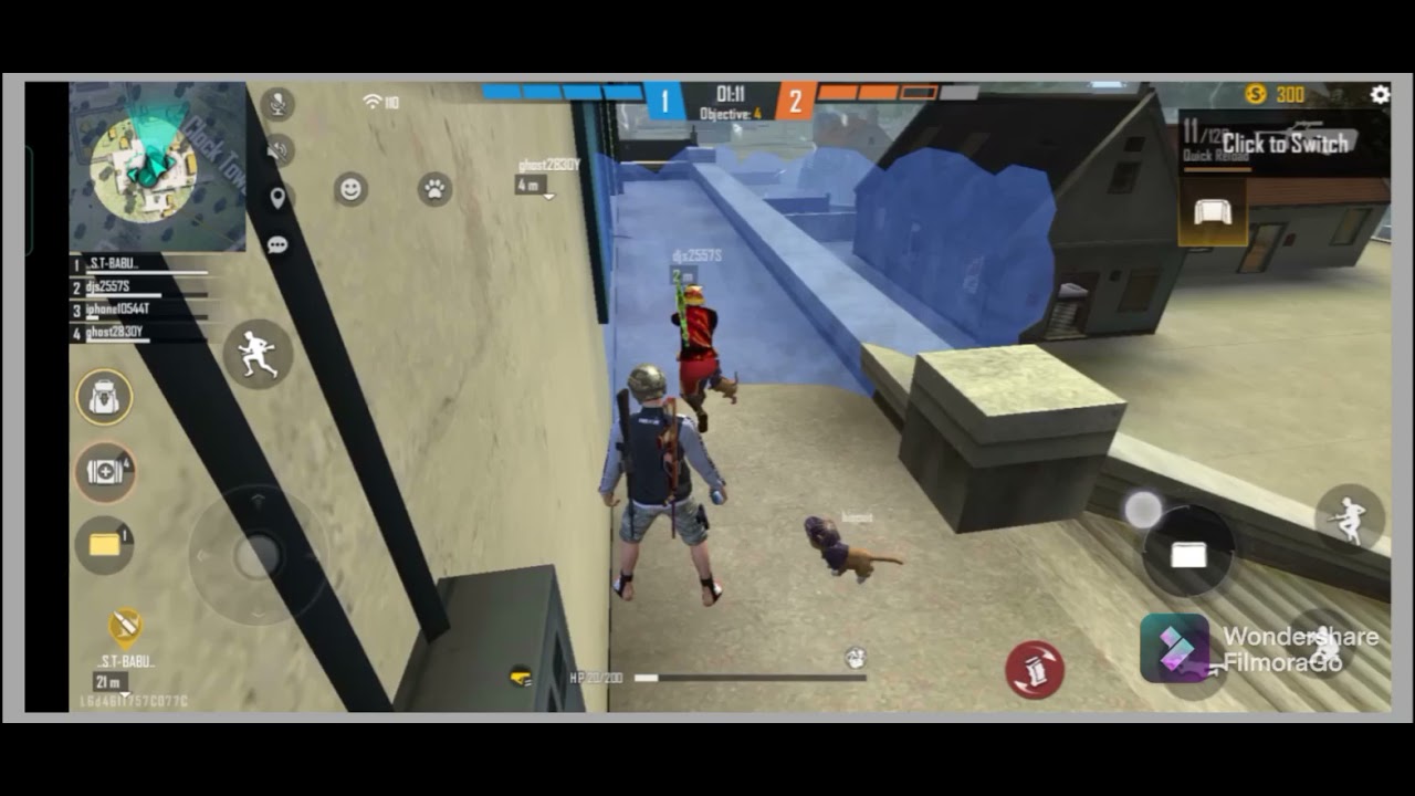 Free fire gameplay # 1 by DM gamerz - YouTube