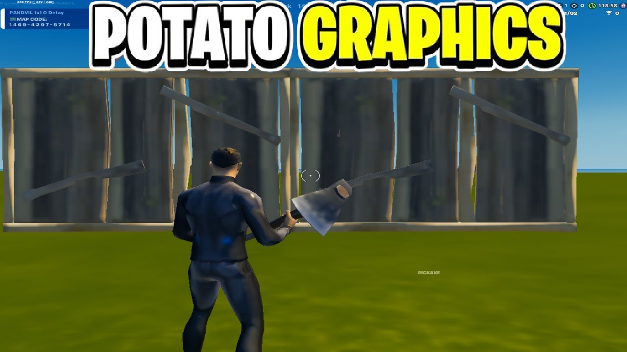 How to Get Potato Graphics in Fortnite! (Max FPS + 0 Delay) - YouTube