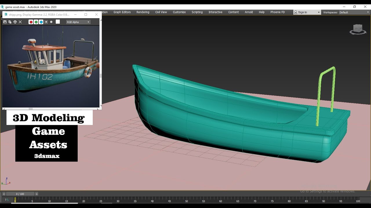 3D Modeling Game Assets I How To Model In 3dsmax ( Part 1) - YouTube