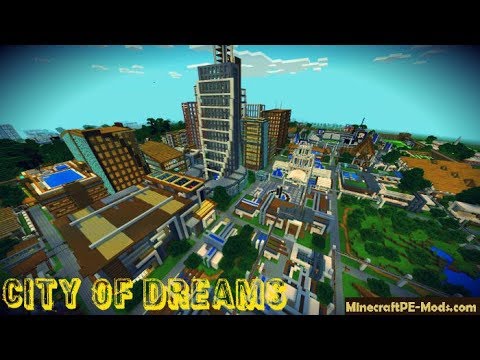 MINECRAFT CITY MAP MOD........ - YouTube