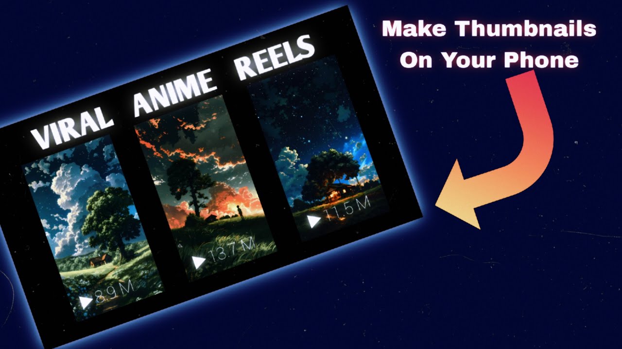 How to Edit Thumbnail on your Mobile Phone - YouTube