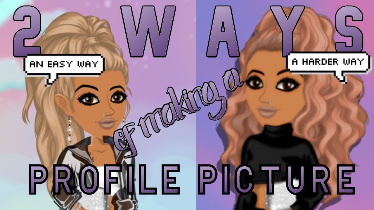2 Ways Of Making An MSP Profile Picture - YouTube