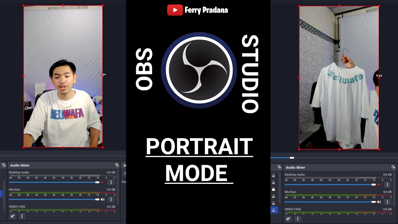 Cara Setting Layar Portrait di OBS Studio - YouTube