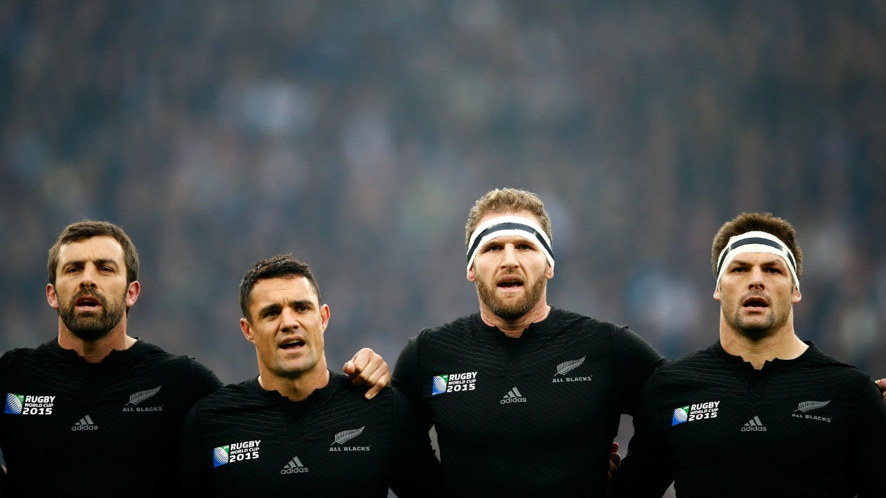 ANTHEM: All Blacks sing God Defend New Zealand - YouTube