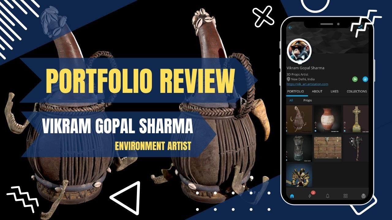 How to become an Environment Artist | Portfolio Review - Vikram Sharma - 3D Prop Artist - YouTube