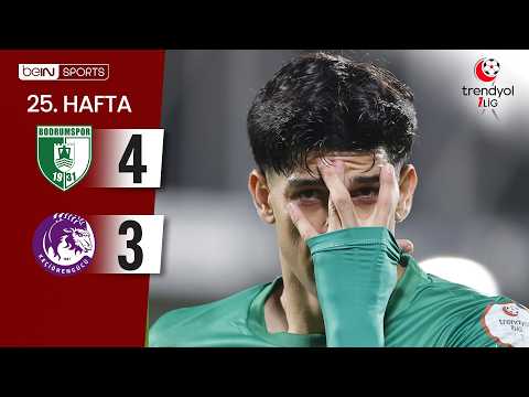 Bodrum FK (4-3) Ankara Keçiörengücü | 25. Hafta Maç ÖZETİ | Trendyol 1. Lig - 2025/26