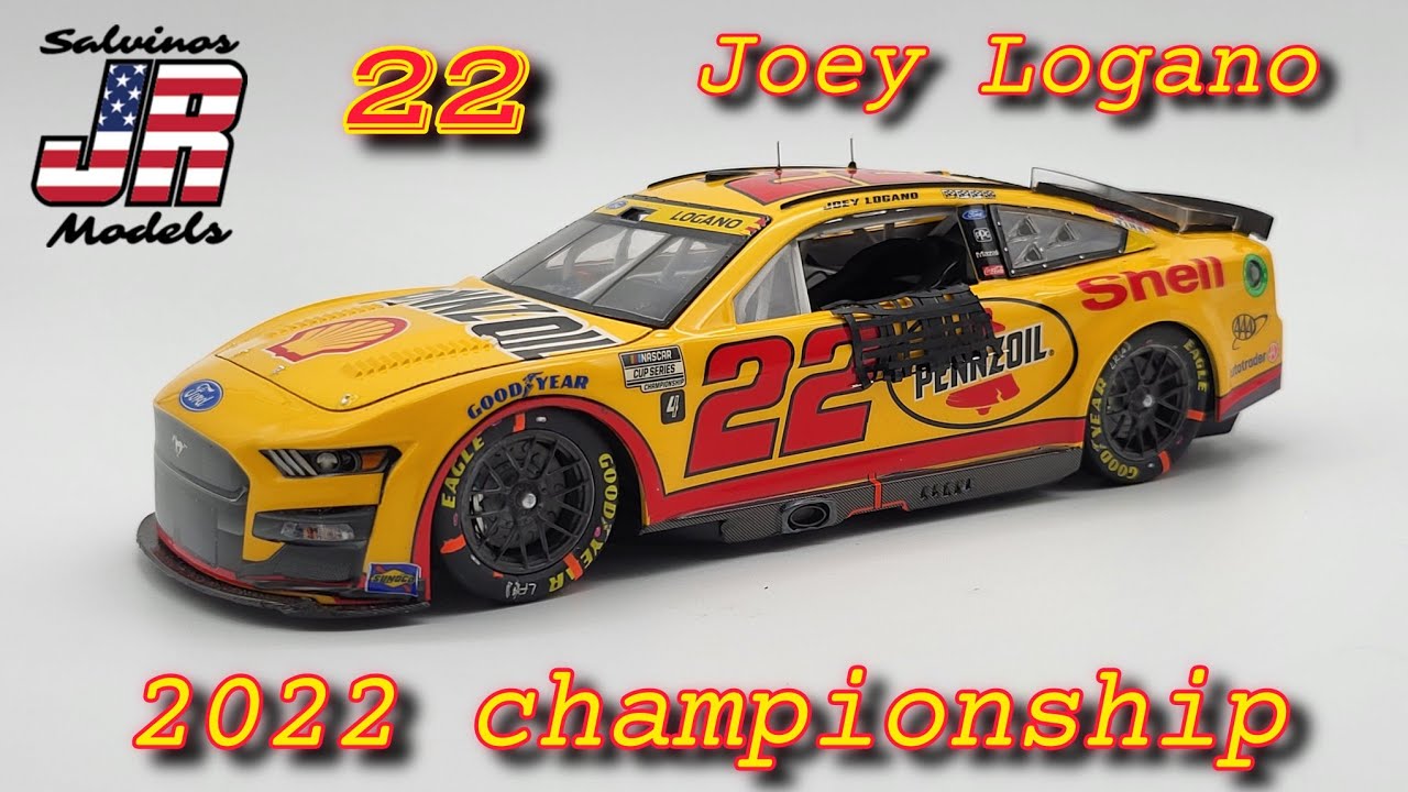 JR MODELS next gen NASCAR, Joey Logano 2022 chip NASCAR - YouTube