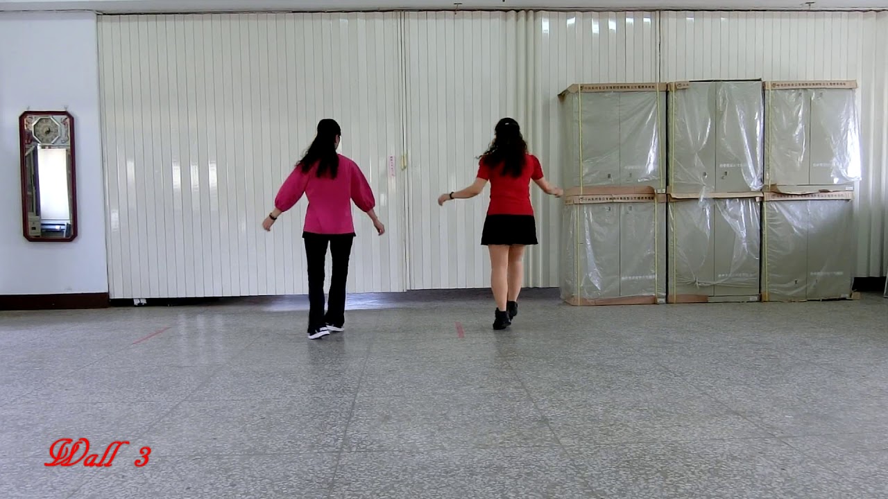 The Newfie Stomp - Line Dance ( by Mike Hitchen ) - YouTube