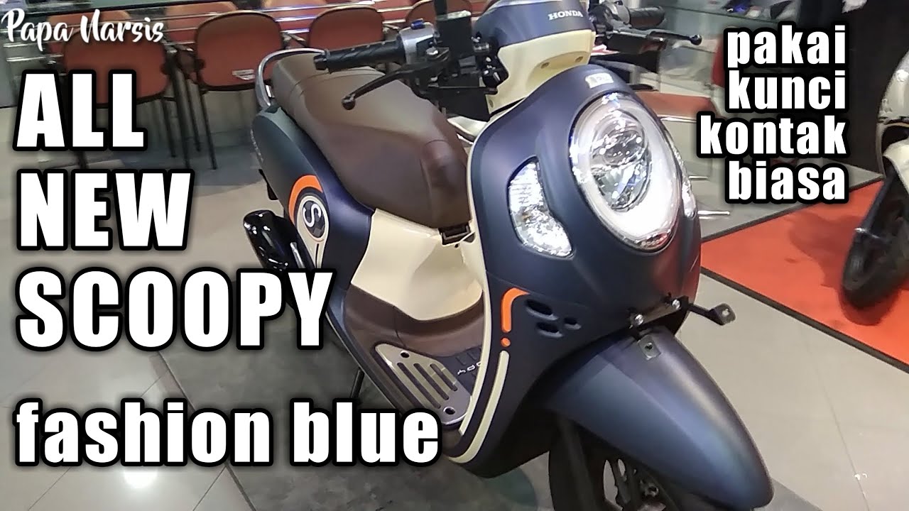 ALL NEW SCOOPY FASHION BLUE - YouTube