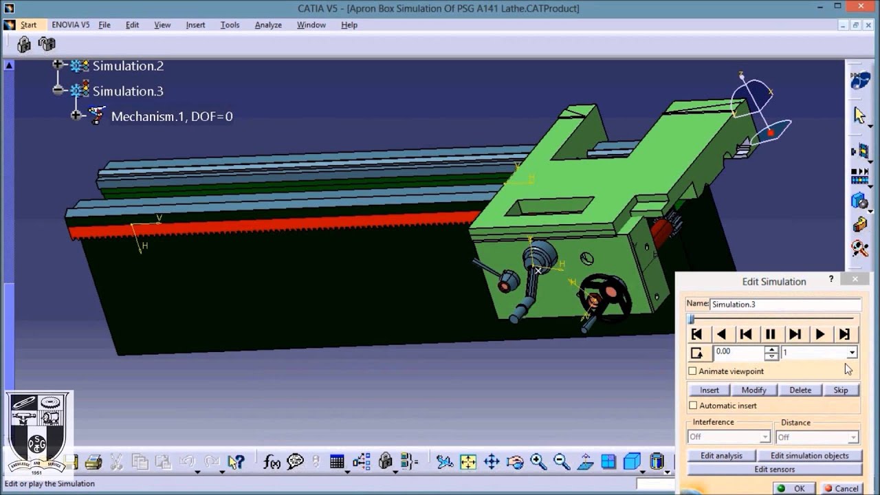 PSG All Geared Precision Lathe A141 Machine | Apron Box Working ...